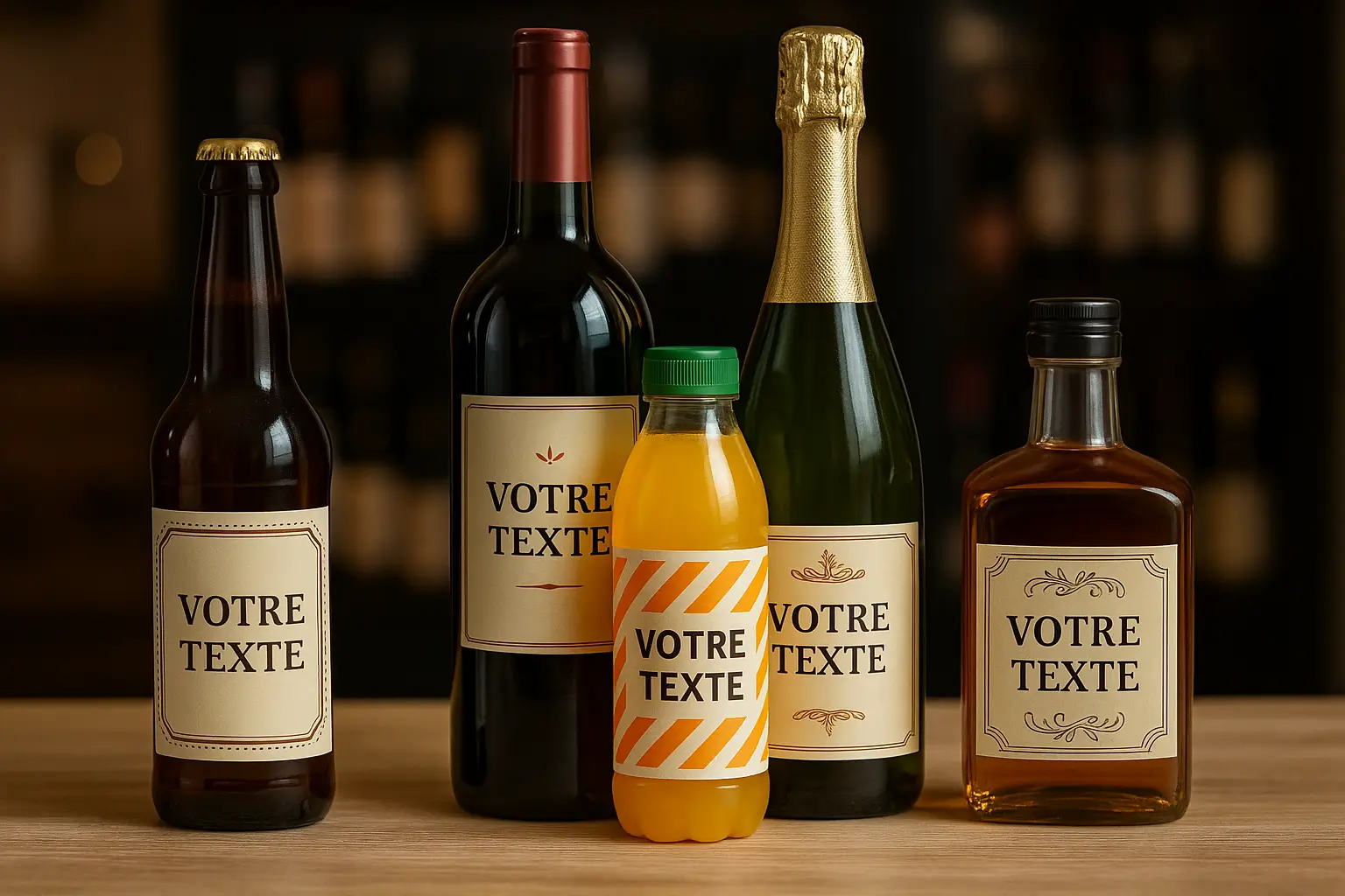 Custom labels for drinks & alcohol | Wine, beer, spirits