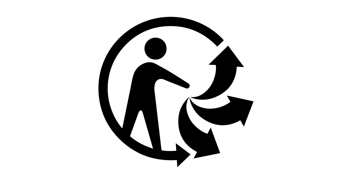 Personalized self-adhesive label with Triman logo